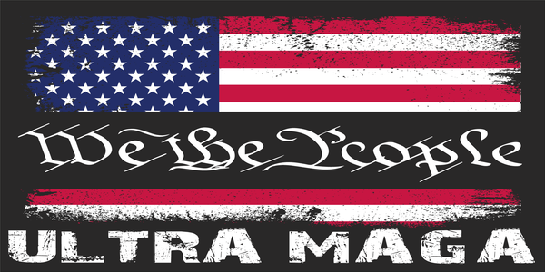 Popular Item. Buy in Quantity and Save! We The People Ultra MAGA Bumper Sticker We The People ...