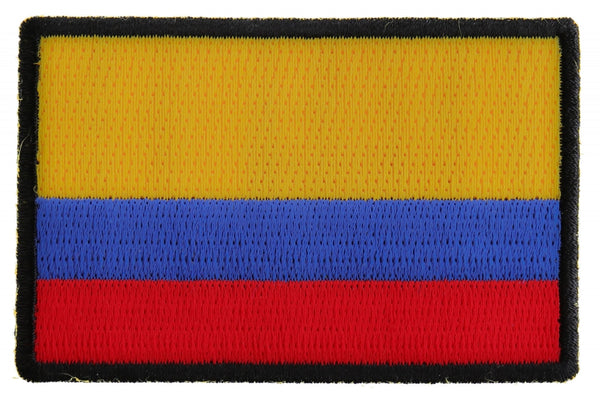 Colombia Flag Patch 3x2 inch This is a Small Embroidered Patch for Clothing Patch can be sewn on ...