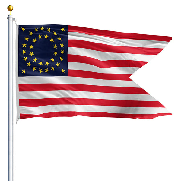 The cavalry guidon was used by the U.S. Cavalry during the Civil War ...