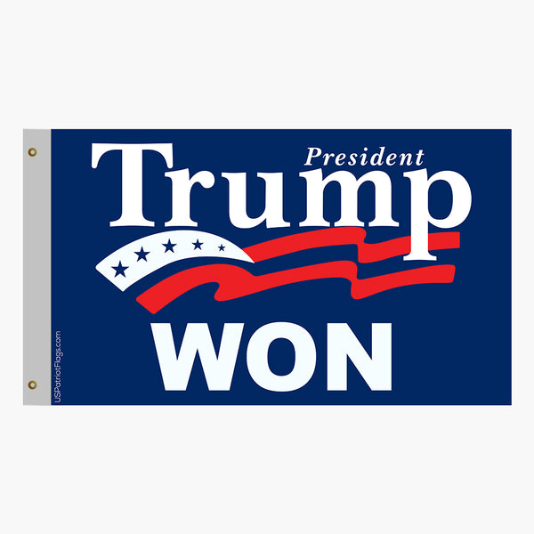 Trump Won USA Commemorative Flag - Made in the USA 🇺🇸 Celebrate Trump’s ...