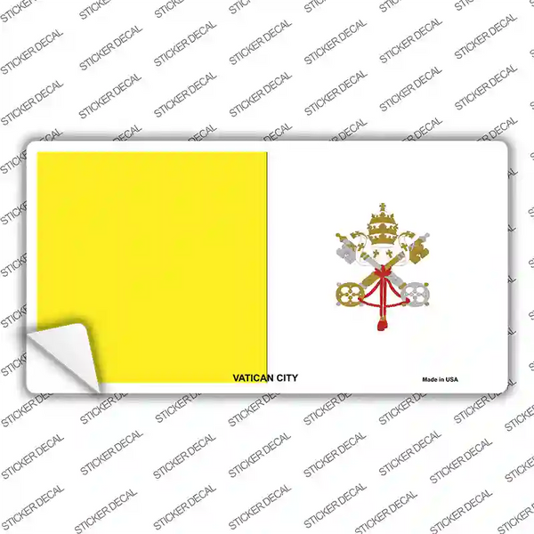 Vatican City Flag Sticker Decal. sticker decal. With over 30,000 unique ...