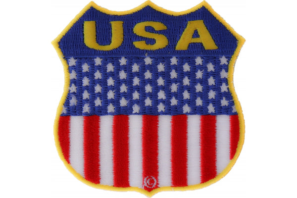 USA Shield Flag Patch - 2.75x2.75 inch – US Patriot Colors