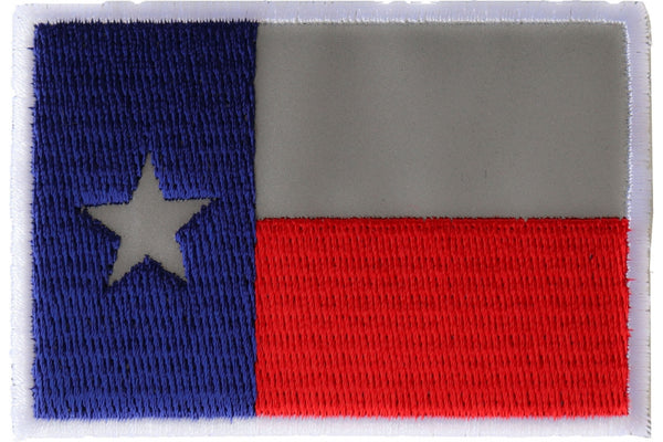 Texas Flag Iron on Patch Reflective 3x2 inch This is a Small ...