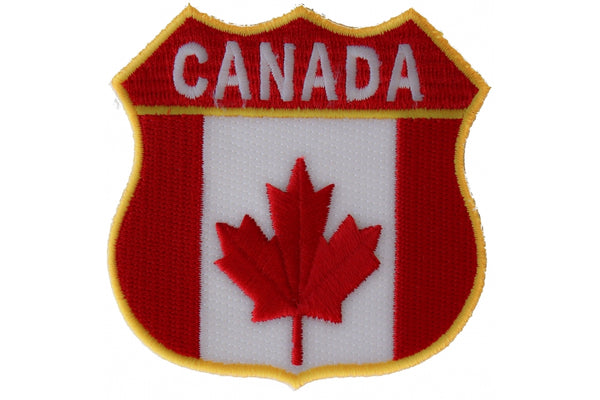 Canadian Shield Patch - Canada Flag 2.75x2.75 inch This is a Small ...