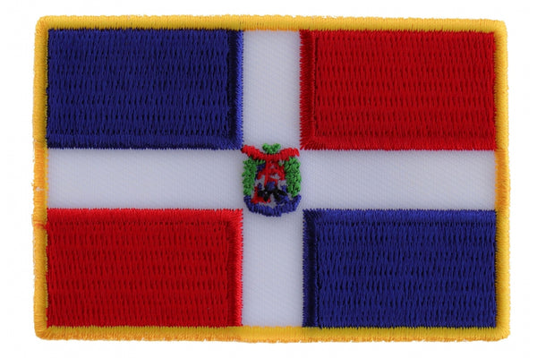 Dominican Republic Patch 3x2 inch This is a Small Embroidered Patch for ...