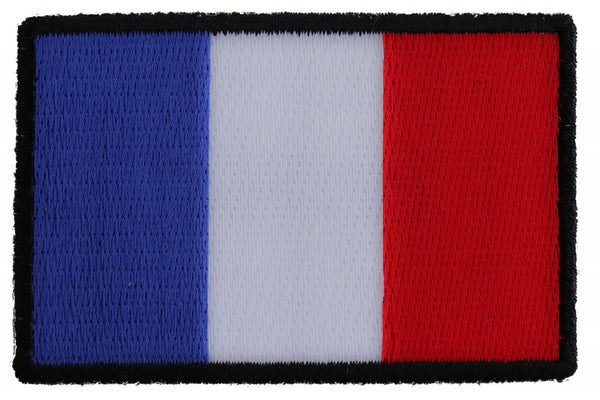 France Flag Patch 3x2 inch This is a Small Embroidered Patch for ...