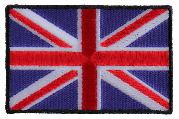 United Kingdom Flag Patch 3x2 inch This is a Small Embroidered Patch ...