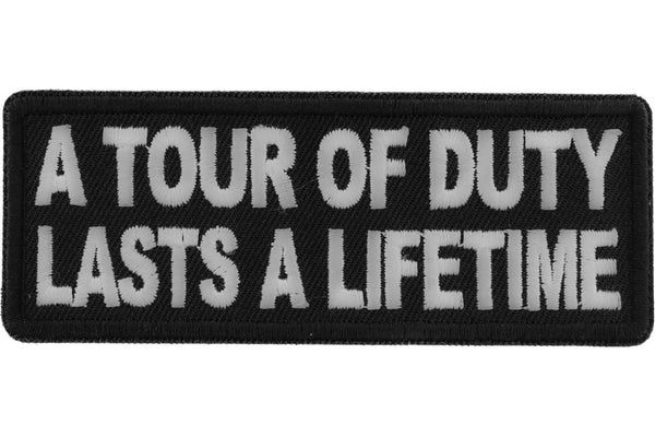 Dimension: 4x1.5 inch Color: Black / White Fabric: Twill Backing ...