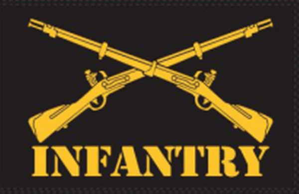 Made in USA. Nylon Printed. USA Infantry flags in small and huge sizes ...