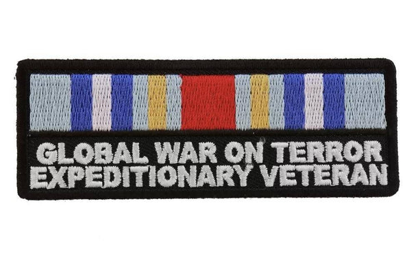 This rectangular Global War on Terror Expeditionary Veteran patch ...