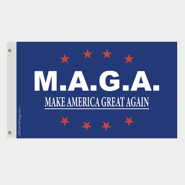 Made in USA. Exclusive flag MAGA - Make America Great Again blue Flag ...
