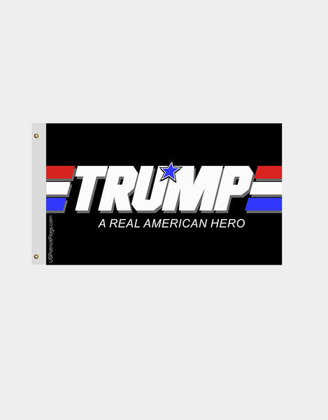 Trump A Real American Hero Flag - Made in USA – US Patriot Colors