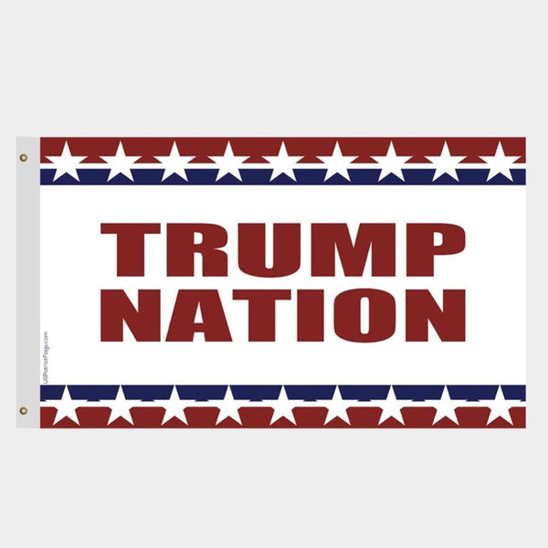 Trump Nation Flag Red White and Blue - Made in USA – US Patriot Colors