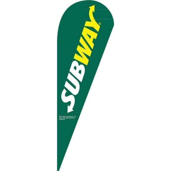 Bright, light weight and super durable, these tear drop shaped flags ...