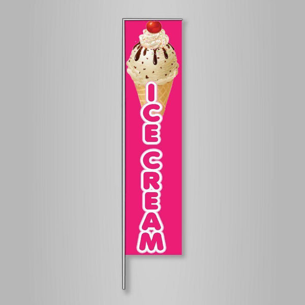 Ice Cream Boomer Advertising Banner – US Patriot Colors