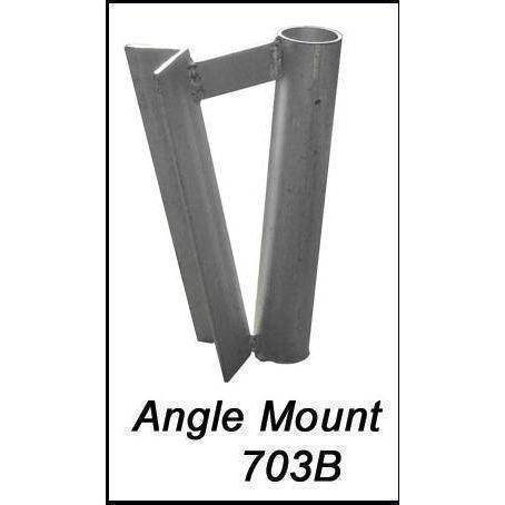 Allows a pole to be mounted at an angle on a corner of a building. for sale