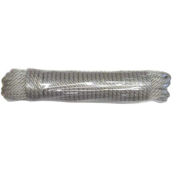 Sturdy flag pole rope. 60 feet of 1/4 inch solid braided polypropylene ...