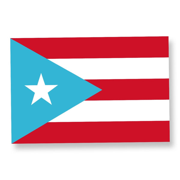 Made in USA. Puerto Rico with grommets light blue 1895-1952 flags in ...