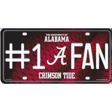 Alabama (A) Crimson Tide License Plate Made of the highest quality ...