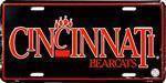 Cincinnati Bearcats License Plate – US Patriot Colors