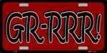 GR-RRR License PlateSize: 6 inches X 12 inches. Fits all cars and ...