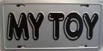 My Toy License PlateSize: 6 inches X 12 inches. Fits all cars and ...