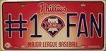 Phillies #1 Fan MLB License PlateSize: 6 inches X 12 inches. Fits all ...