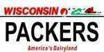 Wisconsin State Background License Plate - Packer – US Patriot Colors