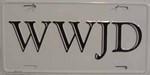 WWJD License PlateSize: 6 inches X 12 inches. Fits all cars and trucks ...