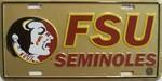 FSU Florida State University Seminoles - College License PlateSize: 6 ...