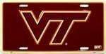Virginia Tech Hokies College License PlateSize: 6 inches X 12 inches ...
